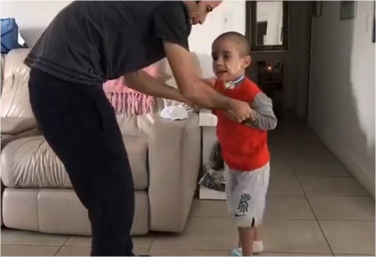 Jhan Lucas, niño cubano operado de tumor cerebral, da sus primeros ...