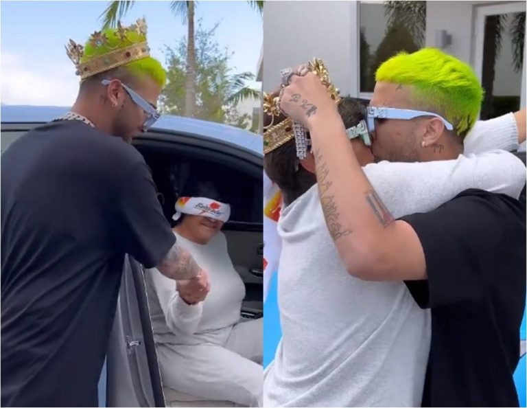 Así fue el reencuentro del reguetonero cubano Ovi con su madre en Miami