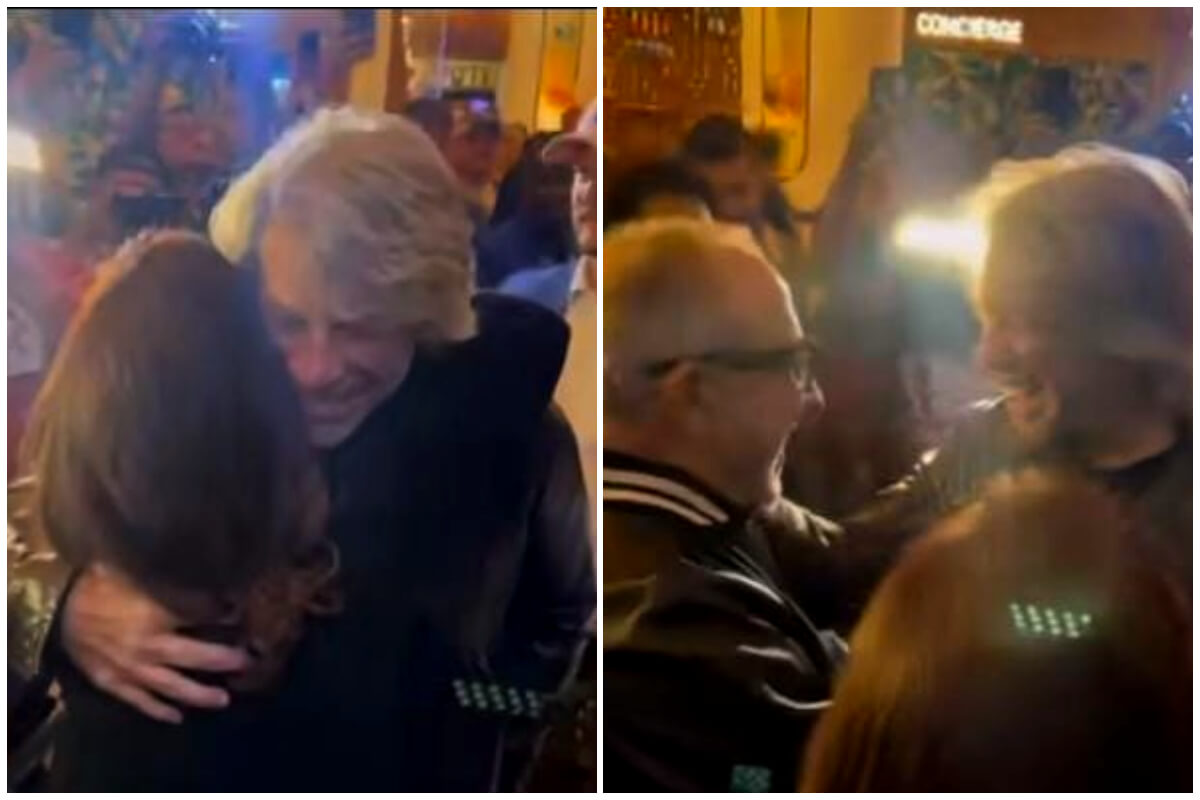 Gloria y Emilio Estefan se encuentran con Bon Jovi en evento de lujo en ...