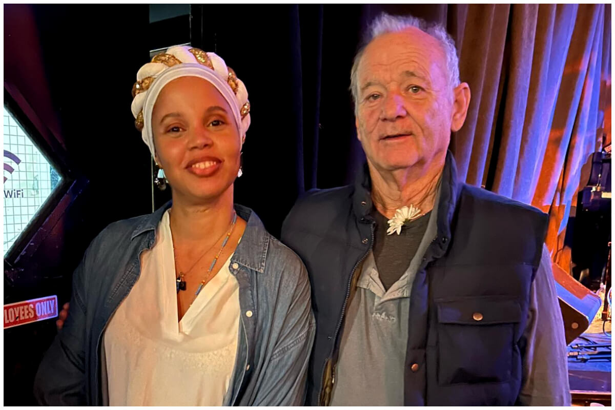 Melvis Santa presume su encuentro con Bill Murray: “Mi nuevo estudiante”
