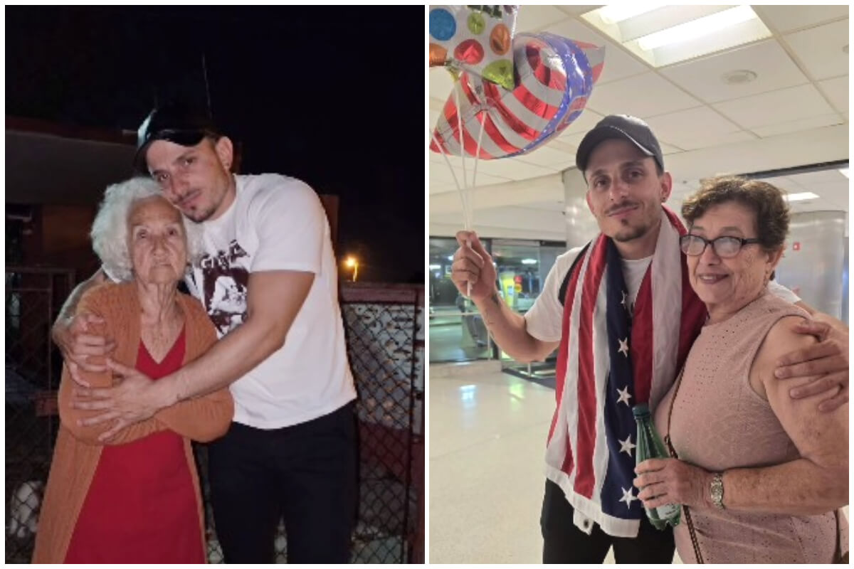 ¡Ariel con parole! El nieto de la viral abuela Martha llega a EEUU