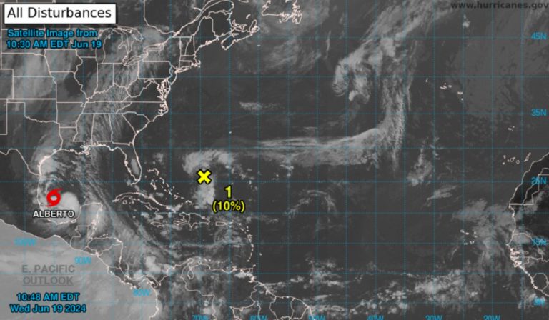 Se forma “Alberto” la primera tormenta tropical de la temporada ciclónica 2024