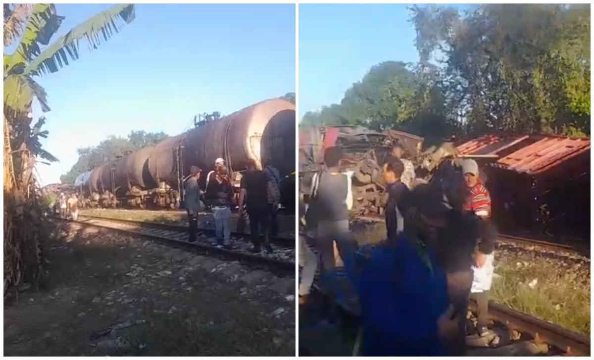 Sancti Spíritus: dos trenes de carga chocan en Cabaiguán