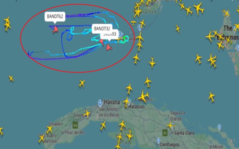 Denuncian movimientos de aeronavesm militares de EEUU cerca de Cuba