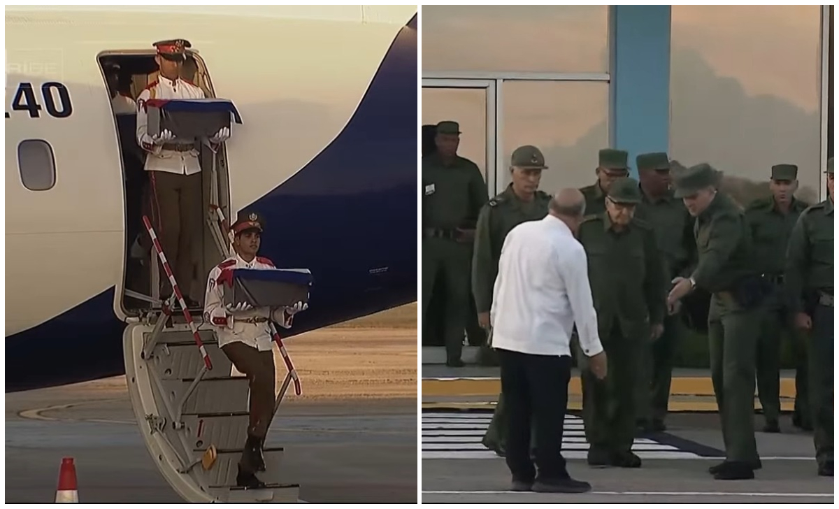 Raúl Castro acude al homenaje de los 32 cubanos caídos en Venezuela